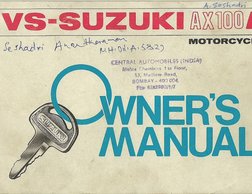 TVS-Suzuki AX100R Owner's Manual | PDF