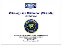Navy METCAL Calibration Overview | PDF | Calibration | Metrology