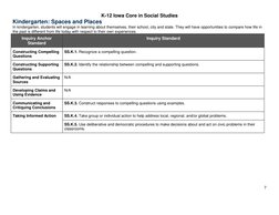 Iowa Core Social Studies Standards K-12 | PDF | Economics | Community