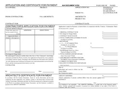 AIA G702 Payment Application Form | PDF | Architect | Economies