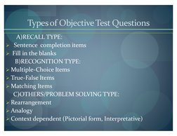 Understanding Objective Type Questions | PDF