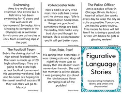 17 Short Stories Filled With Figurative Language, As Well As 2 Graphic ...