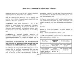 Efficient Use of Paper Rule (A.M. 11-9-4-SC) | PDF | Complaint | Judge