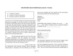 Efficient Use of Paper Rule (A.M. 11-9-4-SC) | PDF | Complaint | Judge