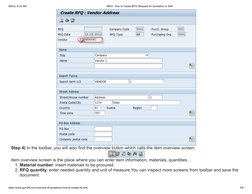 Creating RFQs in SAP Using ME41 | PDF | Information Technology ...