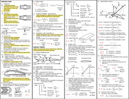 Aerodynamics Formulas and Concepts | PDF | Fluid Dynamics | Aerodynamics