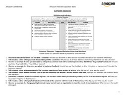 Amazon Interview Question Bank Guide | PDF | Risk | Leadership