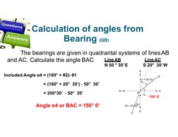 Calculating Included Angles in Surveying | PDF | Angle | Elementary ...