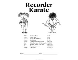 Recorder Karate Song List by Belt Level | PDF