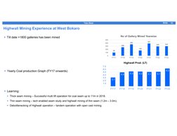 Highwall Mining Innovations at Tata Steel | PDF | Coal Mining | Mining