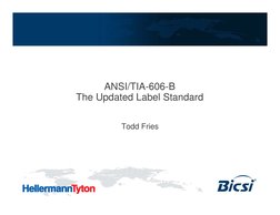ANSI/TIA-606-B Labeling Standard Overview | PDF | Identifier