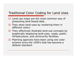 Standard Land Use Color Codes | PDF | Grey | Mixed Use Development