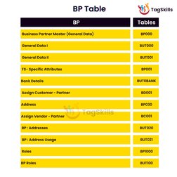 SAP Vendor and BP Master Tables | PDF | Technology & Engineering