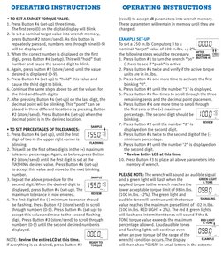 CDI Computorq II Torque Wrench Manual | PDF | Computer Memory | Calibration