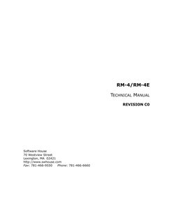 RM 4 RM 4e Technical Manual - rc0 - LT - en PDF | PDF | Electrical ...