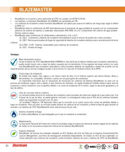 BlazeMaster Catálogo | PDF