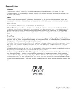 Canadian Flag Football Rule Book | PDF