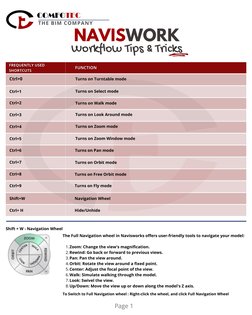 Navisworks Workflow Tips & Tricks | PDF | Zoom Lens | Computing