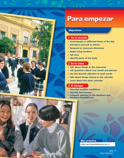 01 Realidades 1 - para Empezar PDF | PDF | Vocabulary | English Language
