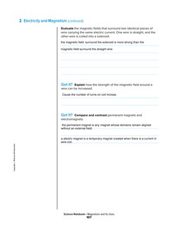 Science Notebook Magnetism and Its Uses | PDF | Magnetic Field | Magnetism