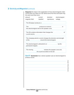 Science Notebook Magnetism and Its Uses | PDF | Magnetic Field | Magnetism