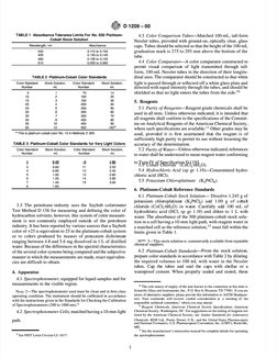 ASTM D1209 Platinum-Cobalt Color Test | PDF | Hydrochloric Acid ...