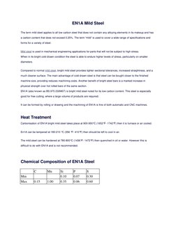 EN1A Mild Steel Properties and Composition | PDF | Steel | Industrial ...
