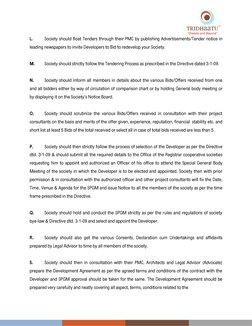 Guidelines for Housing Society Redevelopment | PDF | Architect ...