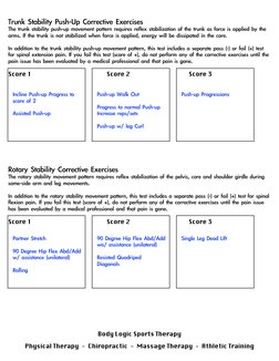 FMS Corrective Exercises Guide | PDF | Human Leg | Anatomical Terms Of ...