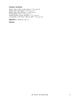 Army Regulation 190-45 Overview | PDF | Criminal Record | Military Police