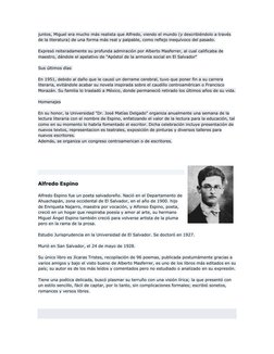 Biografías de Escritores Salvadoreños | PDF | Poesía