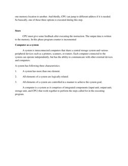 Five Basic Computer Operations Explained | PDF | Computer Data Storage ...