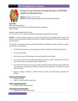 PTCFOR Application Guide Philippines | PDF | Identity Document ...