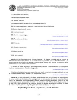 Ley del ISSFAM Actualizada 2023-2025 | PDF | Oficial general | México