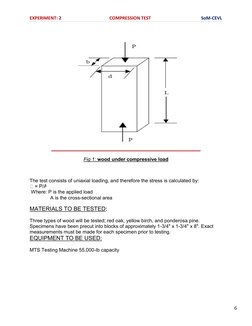 Compression Test Procedure and Analysis | PDF | Strength Of Materials ...