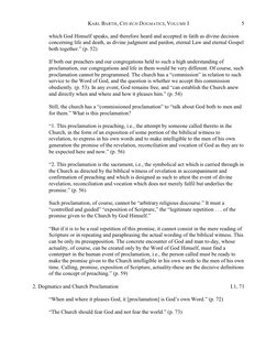 Barth's Church Dogmatics Overview | PDF | Trinity | Karl Barth