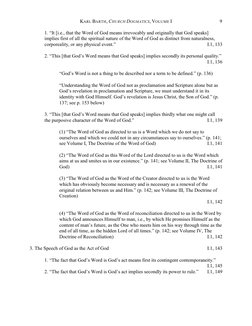 Barth's Church Dogmatics Overview | PDF | Trinity | Karl Barth