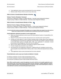 BLS Police Clearance Certificate Guide | PDF | Passport | Notary Public