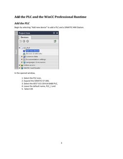 WinCC Professional Project Setup Guide | PDF | Menu (Computing) | Button (Computing)