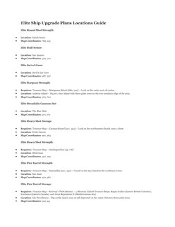Elite Ship Upgrade Locations Guide | PDF | Ships | Warships