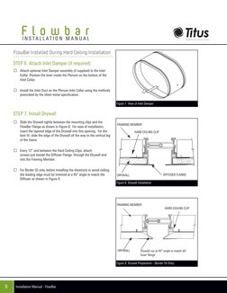 Titus Flowbar Install | PDF | Drywall | Duct (Flow)