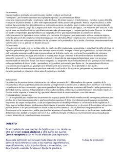 Escarotomía y Escarectomía en Quemaduras | PDF | Quemar | Herida
