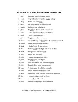 DSA Developmental Spelling Assessment | PDF | Linguistics | Semiotics