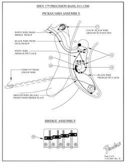Precision and Jazz Bass Wiring Guide | PDF | Bass Guitar | Harmony