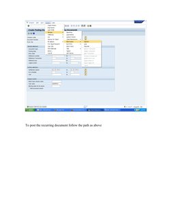 Creating Recurring Documents in SAP FBD1 | PDF | Finance & Money ...