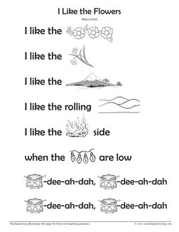 I Like The Flowers | PDF | Singing | Songs
