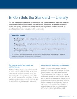 Bridon Wire Rope Catalogue | PDF | Rope | Wire