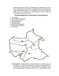 Mapa de Quiché y sus 21 municipios | PDF | Guatemala | Geografía