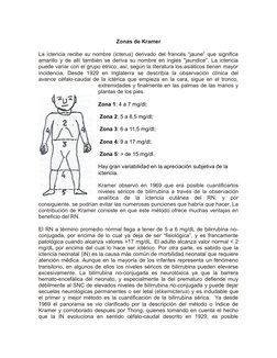 Clasificación de la ictericia según Kramer | PDF | Infantes ...