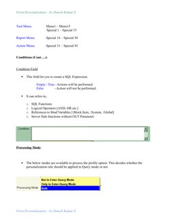 Options to Hide Fields in Form Personalization | PDF | Parameter ...